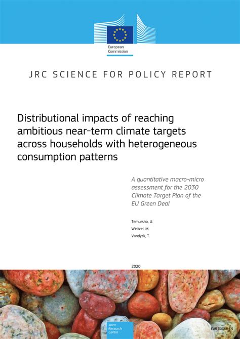 Pdf Distributional Impacts Of Reaching Ambitious Near Term Climate Targets Across Households