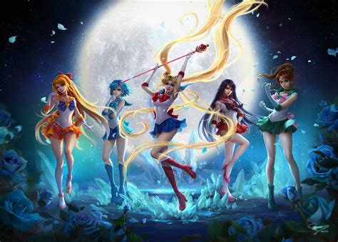 Sailor Moon All Characters Wallpapers Wallpaper Cave