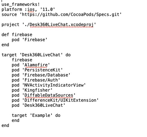 Setup Error Pod Install · Issue 1 · Teknasyon Teknolojidesk360