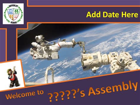 Assembly Template Incl Visual Timetable Teaching Resources