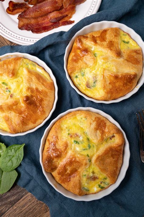 Spinach And Cheese Egg Soufflé Tastes Of Lizzy T