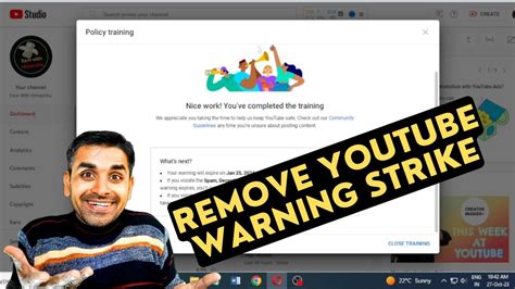 How To Remove Warning From Your Channel How To Remove Youtube Warning Strike YouTube