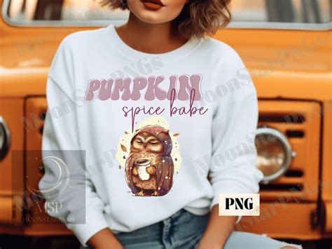 Pumpkin Spice Png For Fall Png Owl Design For Fall Pumpkin Spice Png