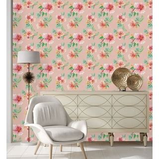 Light Floral Wallpaper Peel And Stick And Prepasted Bed Bath Beyond