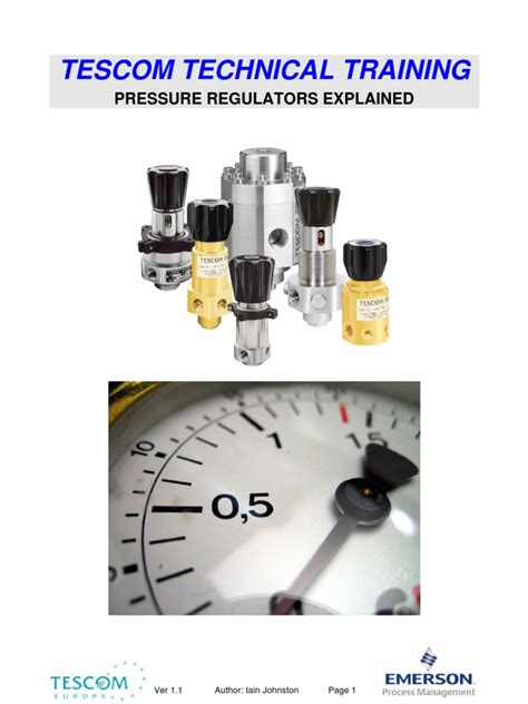 Tescom Technical Training Pressure Regulators Explained Ver1 1