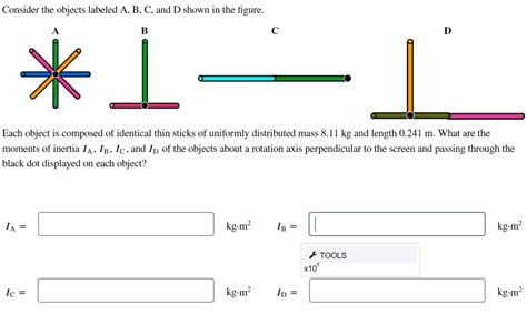 Solved Consider The Objects Labeled A B C And D Shown In Chegg