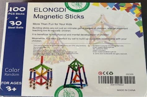 Cpsc Magnetic Building Sticks Sets Announce Recalled Due To Ingestion