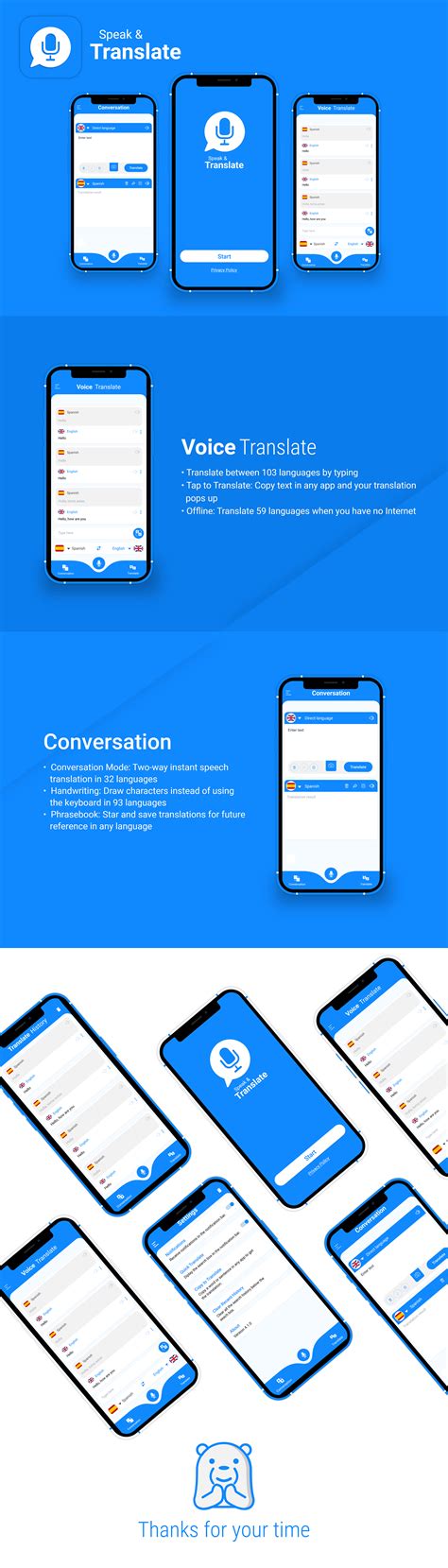 Speak And Translate Android App On Behance
