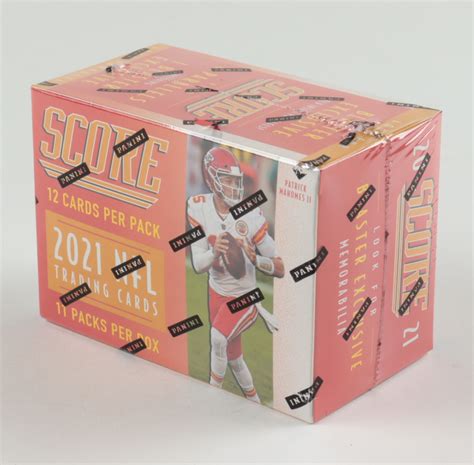 2021 Score Football Blaster Box With 132 Cards Pristine Auction