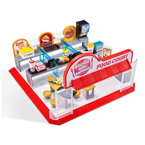 Foodie Mini Brands Series 1 Food Court Playset With 1 Exclusive Mini By