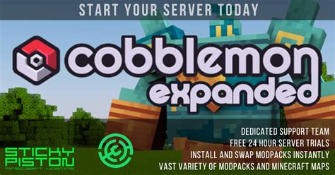 Modrinth Cobblemon Expanded Server Hosting