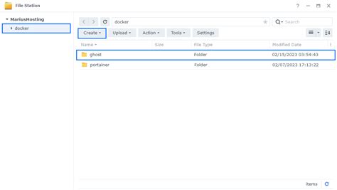 synology install ghost blogging using mysql as database marius hosting
