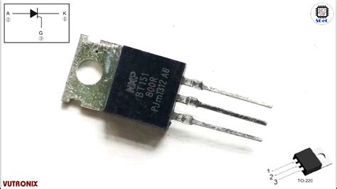 [sgec] Bt151 800r Scr Thyristor 800v 100a Youtube