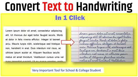 How To Convert Text To Handwritten Notes Handwriting Generator Handwritten Converter Online