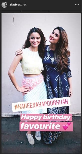 Alia Bhatt Wishes Her Favourite Kareena Kapoor Khan A Very Happy