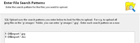 SQL File Import Online Help Files As Source Data
