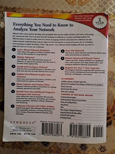 Ethereal Packet Sniffing By Angela Orebaugh Hobbies And Toys Books