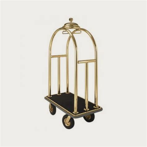 Bellman Carts Architectural Brass Hotel And Resort Luggage Carts