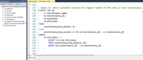 Sql Dataanalytics Generalelections Sqlqueries Dataanalysis Github