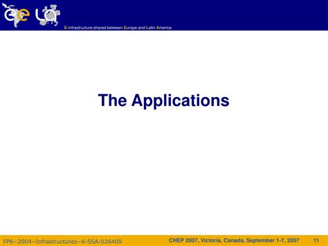 ppt the eela grid infrastructure and hep applications in latin