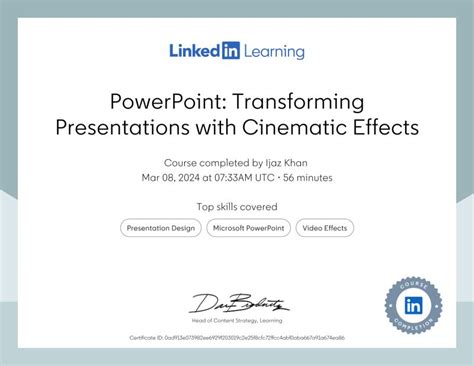 ijaz khan on linkedin certificate of completion