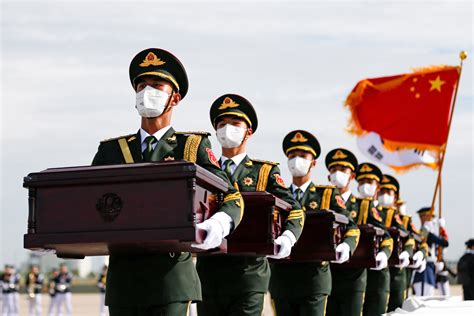 中韩双方交接第九批在韩中国人民志愿军烈士遗骸 中华人民共和国国防部