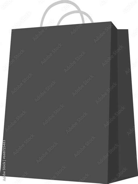 쇼핑몰 종이가방 벡터 일러스트 Stock Vector Adobe Stock