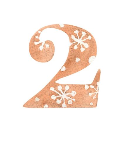 Premium Photo Drawing Of A Number With Watercolor Fill And Patterns