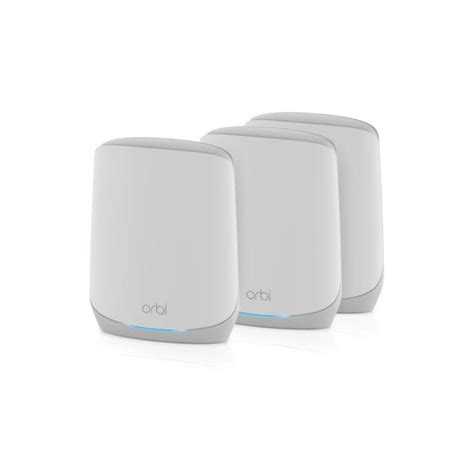 Netgear RBK S AX Orbi Series Tri Band Wifi Mesh System Pack White