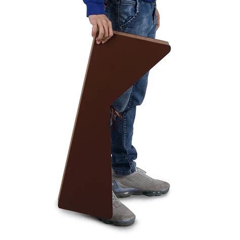 Accordion Table 70cm Tall Brown Paper Ships Today