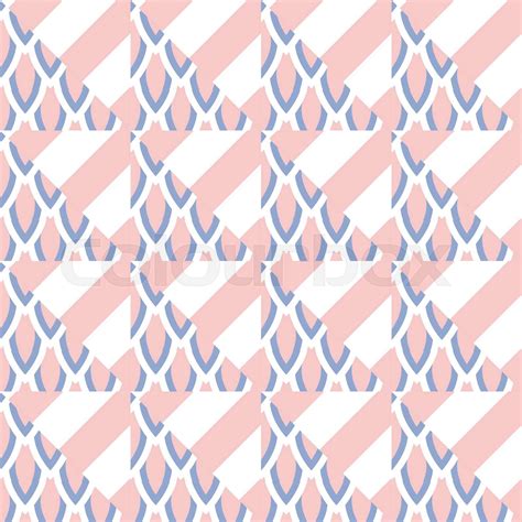 Patchwork Quilt Vector Pattern Tiles Stock Vector Colourbox