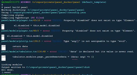Panel Build Panel On Master Branch Fails · Issue 2280 · Holoviz Panel · Github