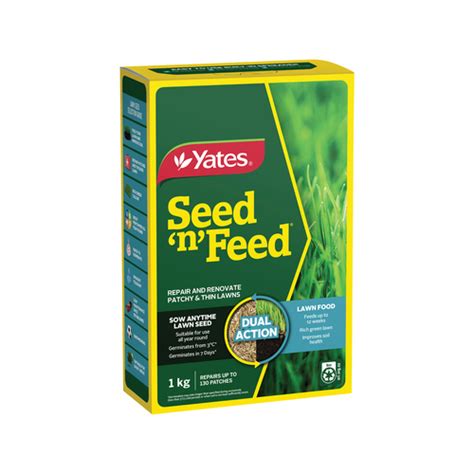 Yates 1kg Lawn Seed N Feed Bunnings New Zealand