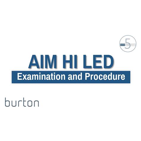 Aim® Hi Led Exam Light Burton Medical Llc