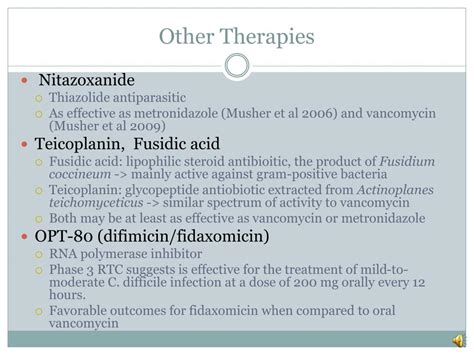 PPT Clostridium Difficile Update Recent Treatment Guidelines