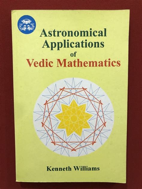 Livro Astronomical Applications Of Vedic Mathematics