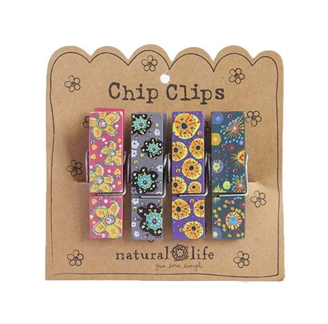 Flowers Chip Clip Set Best Of Everything Online Shopping