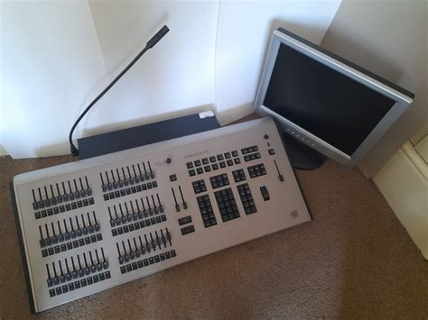 Etc Element Lighting Desk With Monitor And A Mouse For Sale Blue