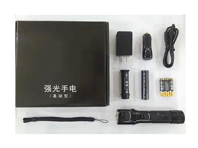 新标强光手电基础型 看门神警用装备网