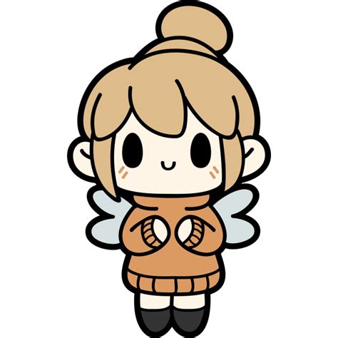 Cute Cozy Fall Pixie Fairy D 1225356