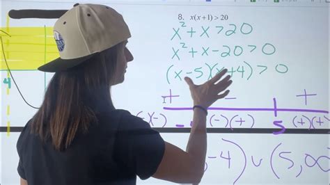 Solving Polynomial And Rational Inequalities Ws Attached S8and12 Youtube
