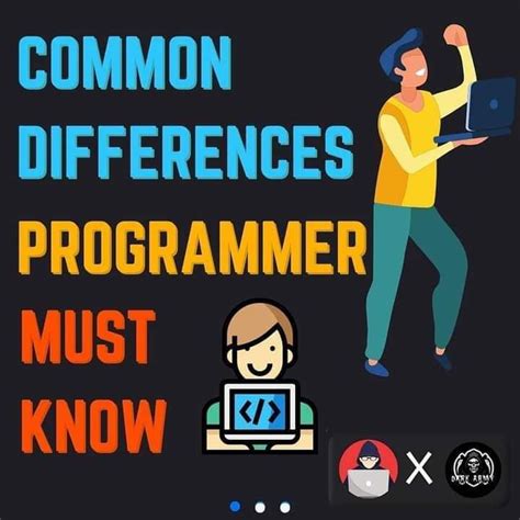 Swarnadeep Karmakar On Linkedin Common Differences Programmer Must Know