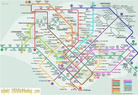 Singapore Mrt Lines System Map Gbsoru