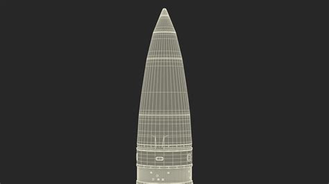 3d Ballistic Missile Lgm 30g Minuteman 3 Model Turbosquid 2208793