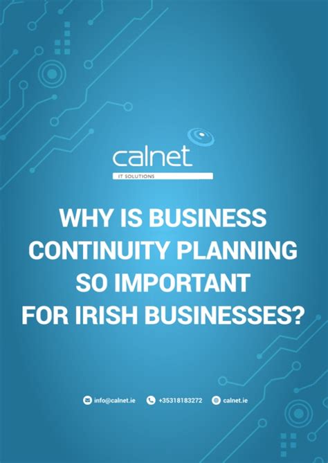 Why Is Business Continuity Planning So Important For Irish Businesses