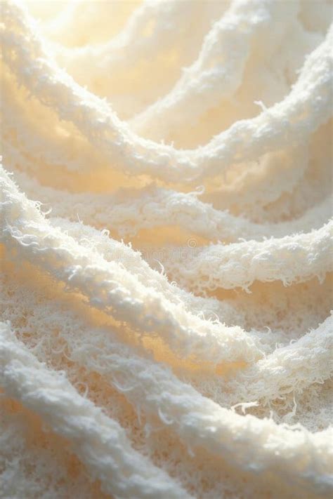 Intricate Fiber Pattern Dynamic Light Play Creamy White Fiber