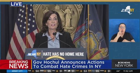 Gov Hochul Announces Action Against Hate Crimes Cbs New York