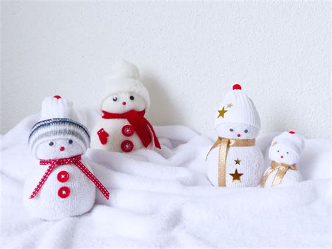 Diy De Noël 1 Les Bonhommes De Neige En Chaussettes Autourdemarine