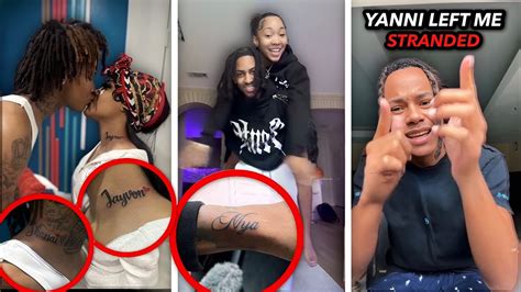 Jayc And His New Girl Get Each Others Name Tattooed And Daedae Gets