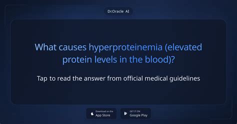 What Causes Hyperproteinemia Elevated Protein Levels In The Blood